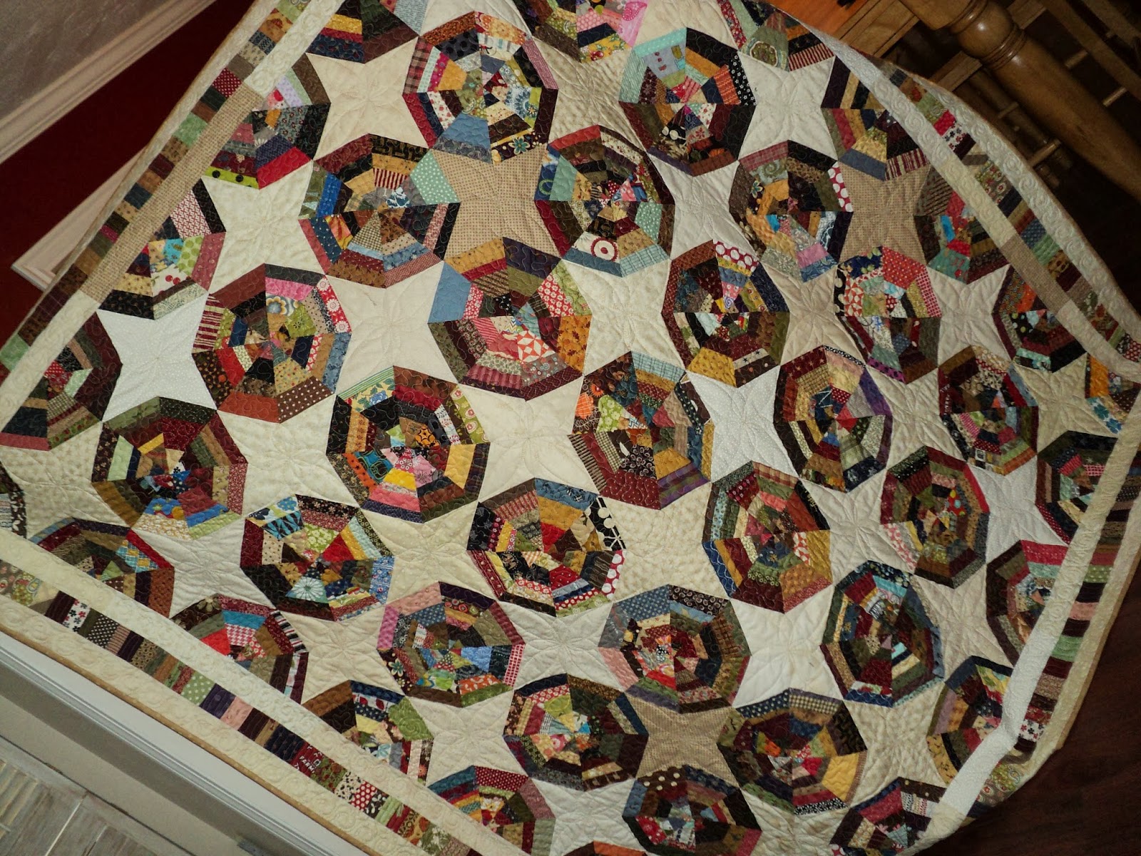 oLiE & EviE: String Quilt Completed